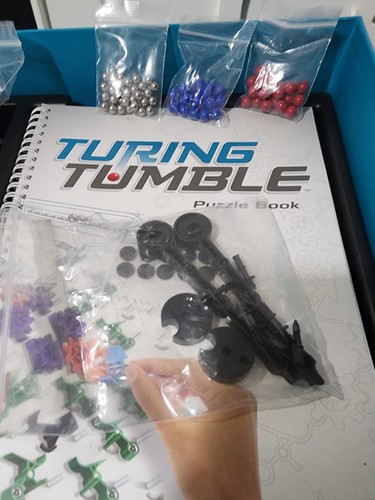 NEW OPEN BOX Turing Tumble Marble Powered Computer Coding Anime Board ...