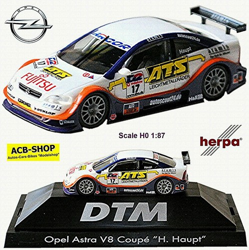 Opel V8 Coupe Drm 2000 Ats Euro-Team #17 Hubert Main 1:87 Herpa PC ...