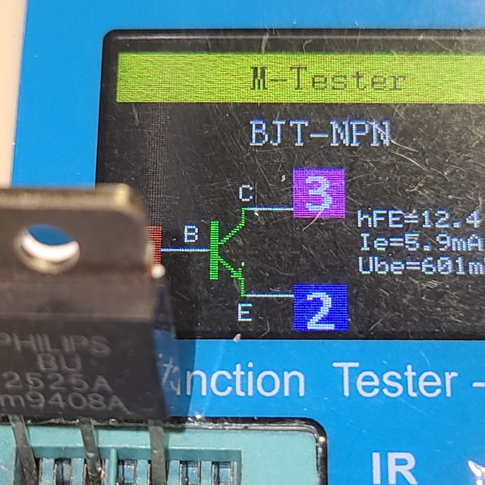 BU2525A x NTE2354 Transistor High Voltage Horizontal Output for High ...