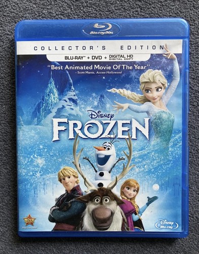 Frozen Blu-ray & DVD 2-disc set, 2013 - Elsa Movie Disney Animation ...