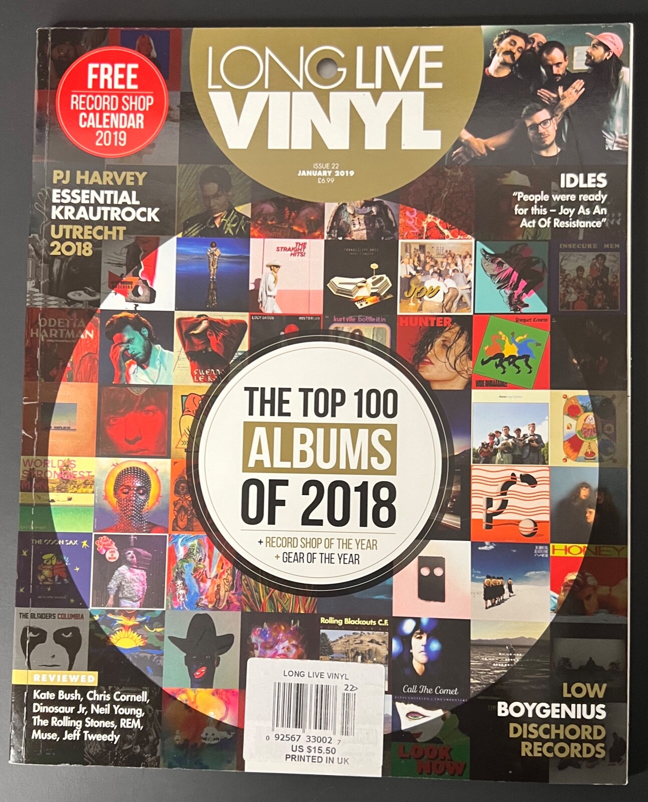 Long Live Vinyl Magazine January 2019 PJ Harvey Idles Boygenius | eBay