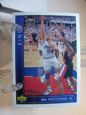 1993-94 Upper Deck Basketball #340 - Mike Peplowski RC Sacramento Kings ...