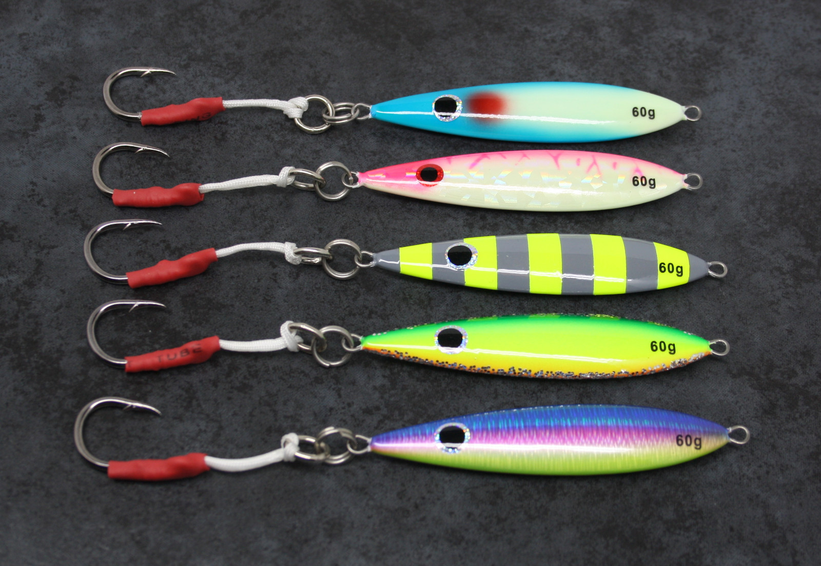 Lead Jig X5, 60g, Knife, Leaf, Butterfly, Jigs, Snapper, kingfish Tuna ...