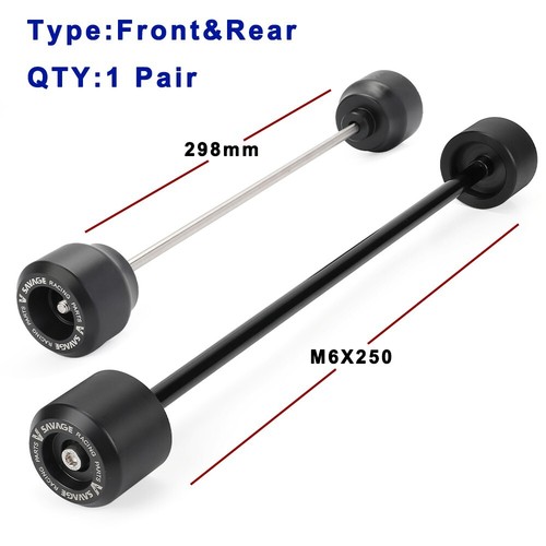 For SUZUKI DRZ400SM 2005-2023 CNC Front Rear Fork Wheel Slider Axle ...