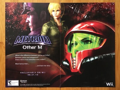 2010 Metroid Other M Vintage Print Ad/Poster Official Video Game Promo ...