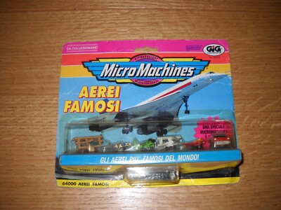 Micro Machines Aerei Famosi 64000 - Galoob - Famous Planes - New in ...