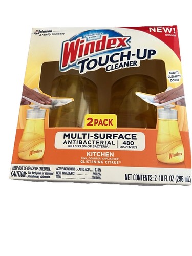 Windex Touch Up Antibacterial Kitchen Multi Surface Cleaner 2pk 10 Fl ...
