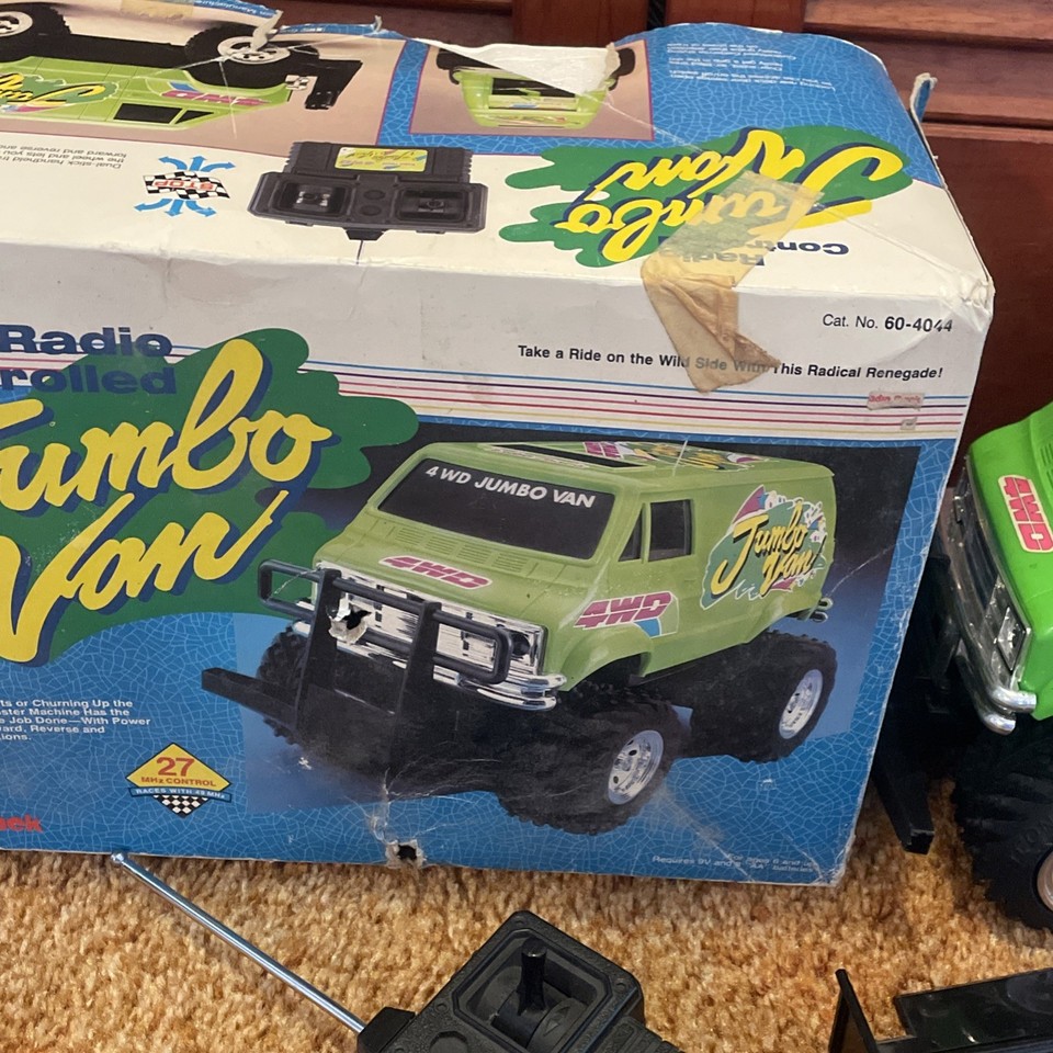 Vintage Radio Shack JUMBO VAN Remote Control Buggy 1980’s RC Car READ ...