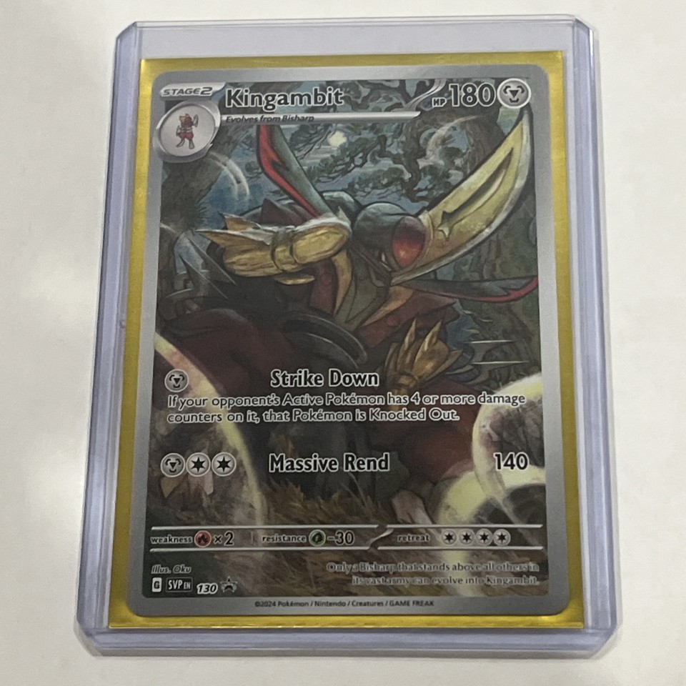 Kingambit 130 Sv: Scarlet & Violet Promo Cards Holo | eBay