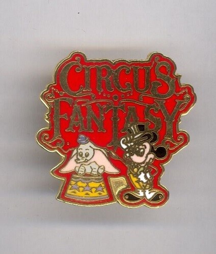 WDP Disney Circus Fantasy Dumbo Elephant & Mickey Mouse Ringmaster Pin ...