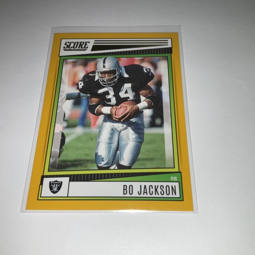 Bo Jackson Gold Border Score 2022 Nfl Lions Football Card #132 | eBay