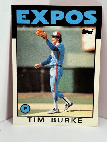 1986 Topps Tiffany #258 Tim Burke | eBay