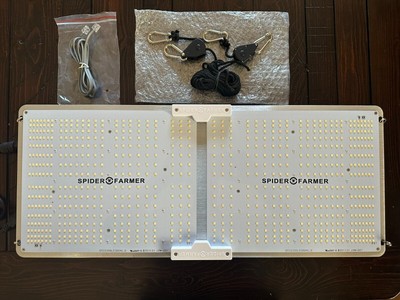 Spider Farmer SF-2000 LED Grow Light Full Spectrum Dimmable - Silver | eBay