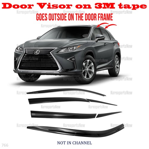 SMOKE DOOR VISOR VENT WINDOW DEFLECTOR fits LEXUS RX350 RX450H 2016 ...