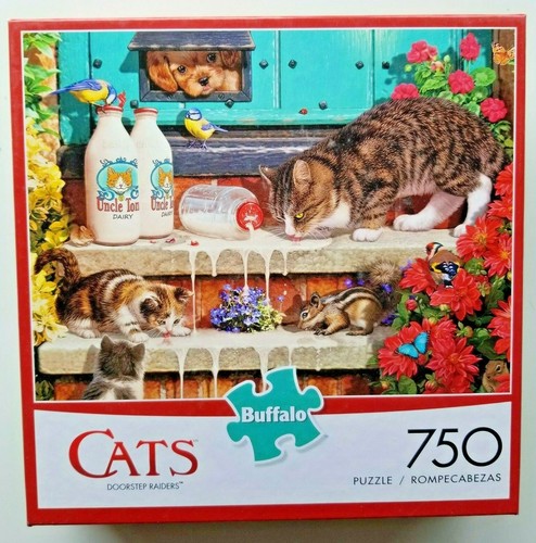 Kittens Jigsaw Puzzle 750 Pc Buffalo Doorstep Raiders Cats Steve Read ...