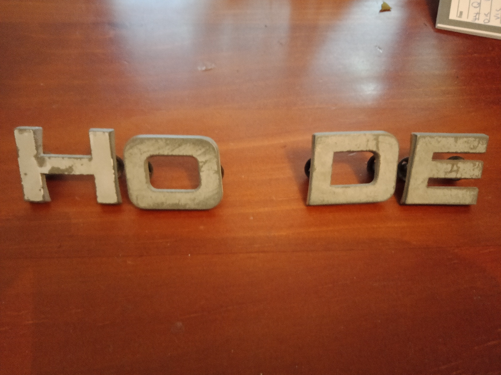 Holden HQ HJ HX HZ 1tonner badge nose cone front letters, some missing ...