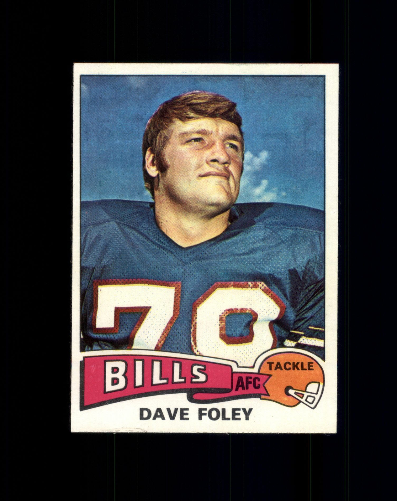 1975 Topps #198 Dave Foley - Buffalo Bills EX (A02A) | eBay