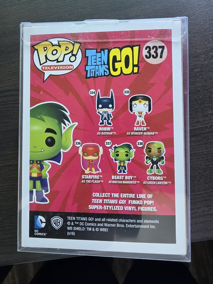 Funko Pop Beast Boy As Martian Manhunter Teen Titans Go #337 Toys R Us ...