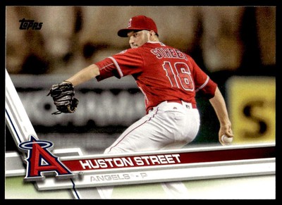 2017 Topps #332 Huston Street Los Angeles Angels Baseball | eBay