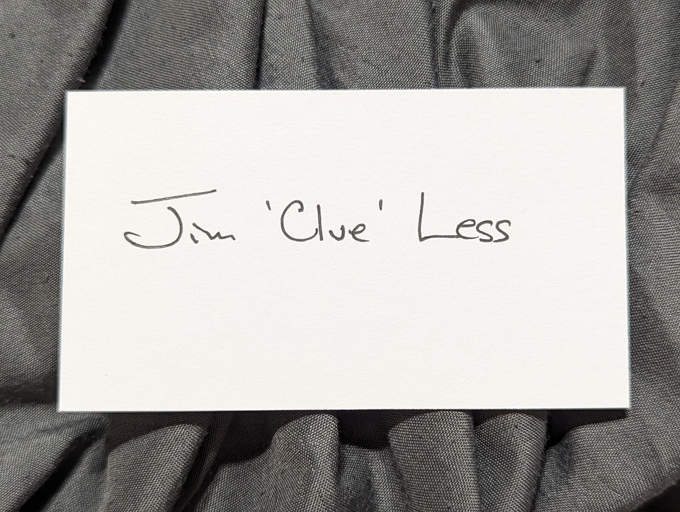 James Less NASA Dryden Flight Research Center Autograph Signed Business ...