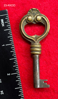 Skeleton Key Museum Grade GENUINE Antique Brass Bow - More Old Rare ...