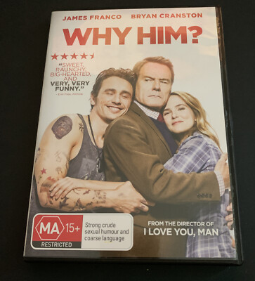 Why Him? (DVD, 2017) BRYAN CRANSTON JAMES FRANCO REGION4 FREE POSTAGE ...