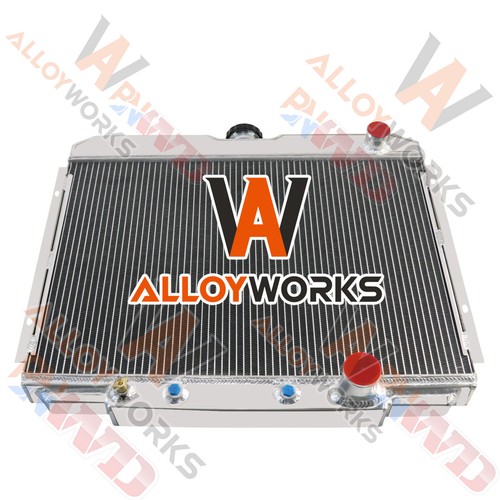3 Row Aluminum Radiator For 1967-1970 Ford Mustang/Mercury Cougar V8 ...
