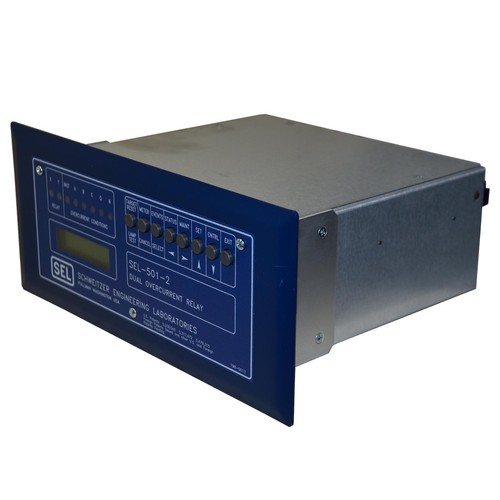 SEL-501-2 SEL SCHWEITZER ENGINEERING LABORATORIES DUAL OVERCURRENT ...