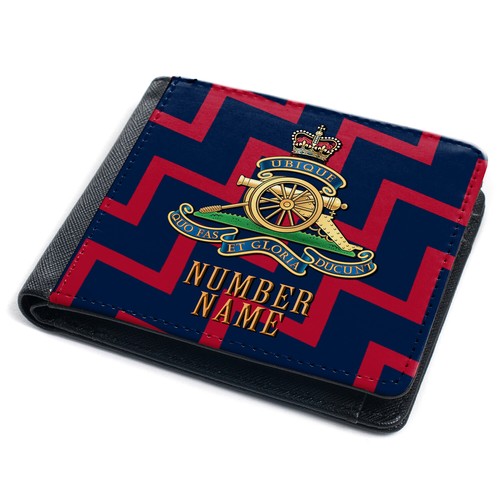 Personalised Artillery Zig Zag Wallet Military Bi Fold Coin Card Army ...