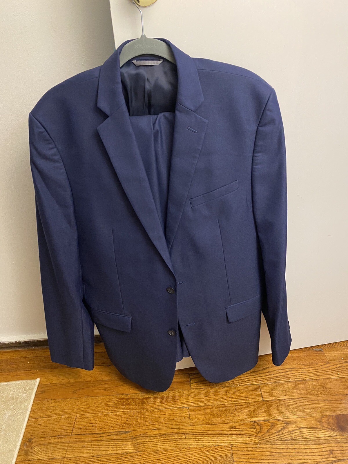 Navy Suit Macys 42L - Gem