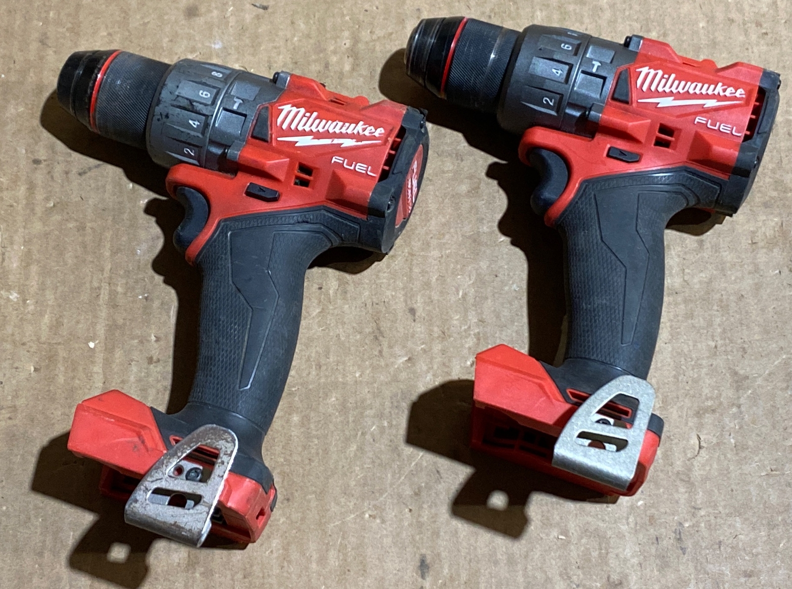 SET OF 2 FOR PARTS - GEN 4 Milwaukee 2904-20 M18 FUEL 1/2" Hammer Drill ...