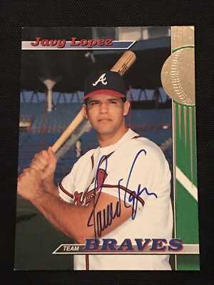 JAVY LOPEZ 1993 STADIUM CLUB TEAM BRAVES SIGNED AUTOGRAPHED CARD #27 | eBay