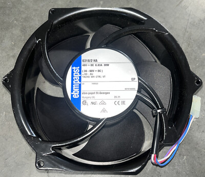 EBMPapst 6318/2 HA DC Axial Compact Fan 48V, 0.63A, 30W *NEW* | eBay