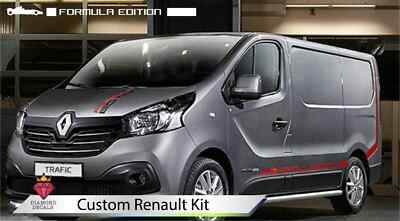 Fits Renault Trafic Graphics Kit Formula Edition Side Stripes Bonnet ...