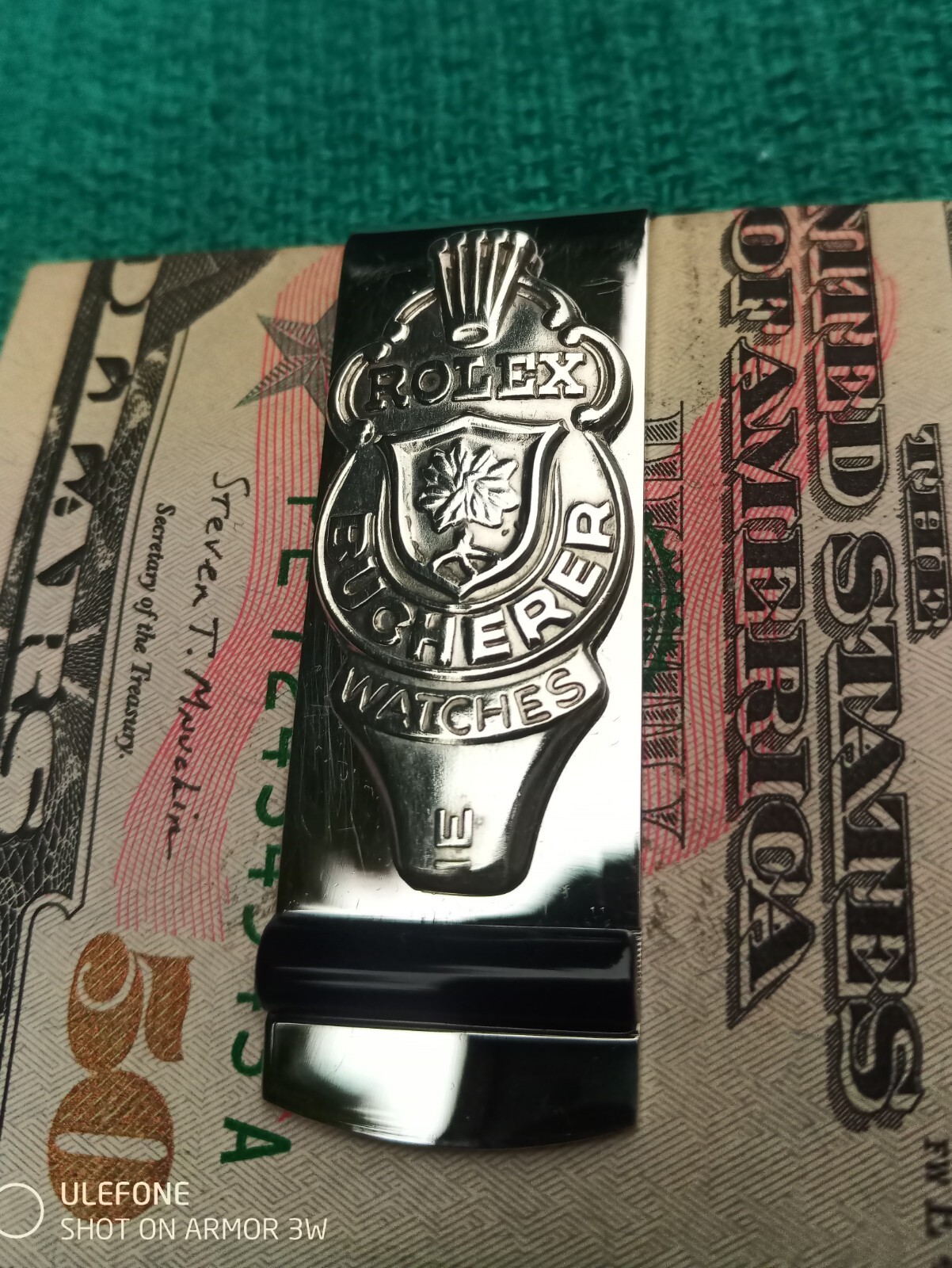 Handmade Sterling Silver Rolex Money Clip | eBay