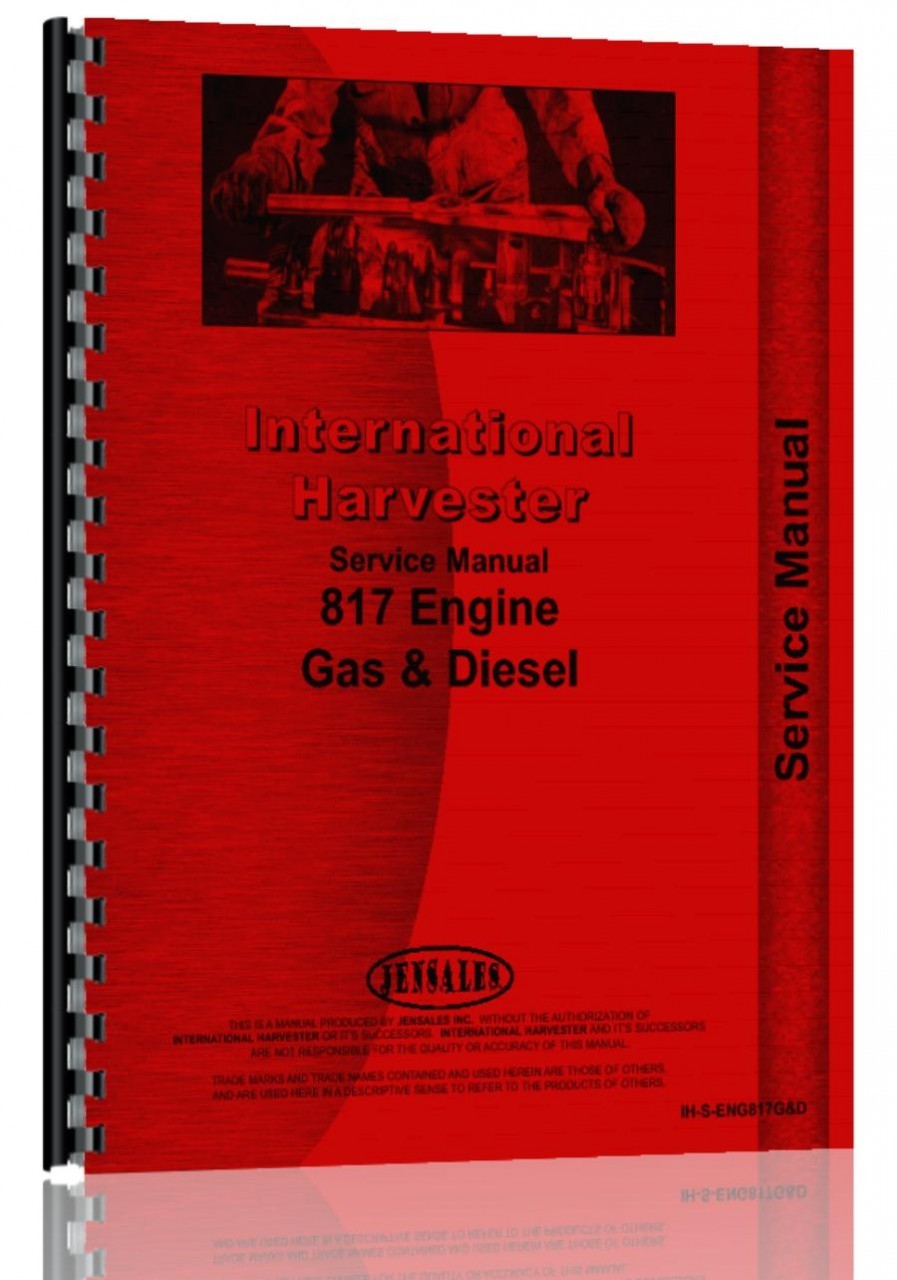 International DT817 G817 Engine Service Manual IH-S-ENG817GandD | eBay
