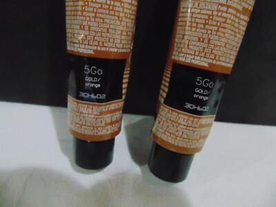2 Tubes Redken Color Fusion Color Cream 5Go Gold/Orange | eBay