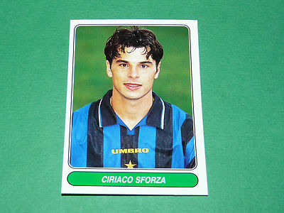 N°83 CIRIACO SFORZA INTER CALCIO PANINI EUROPEAN FOOTBALL STARS 1996 ...