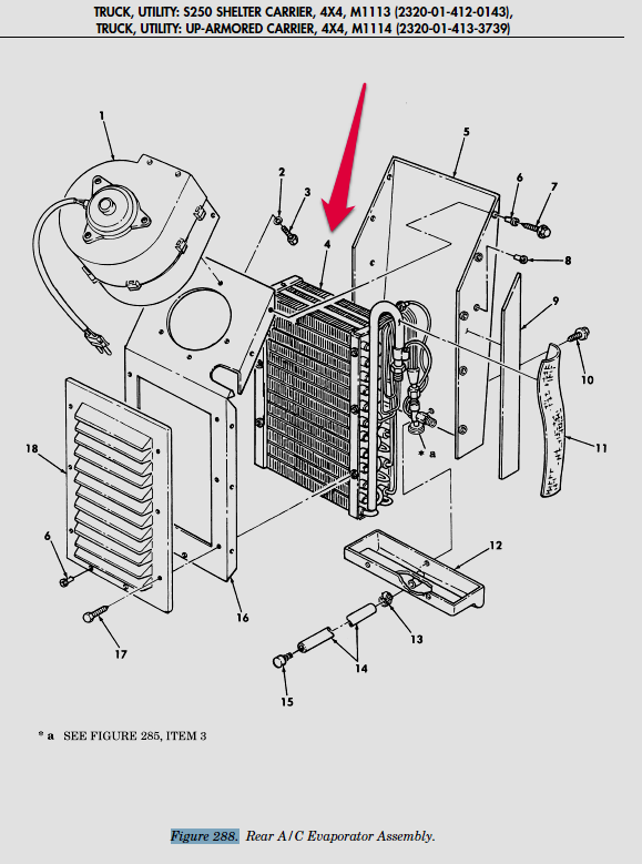 M1113 M1114 HMMWV REAR EVAPORATOR CORE 70-05428 | eBay