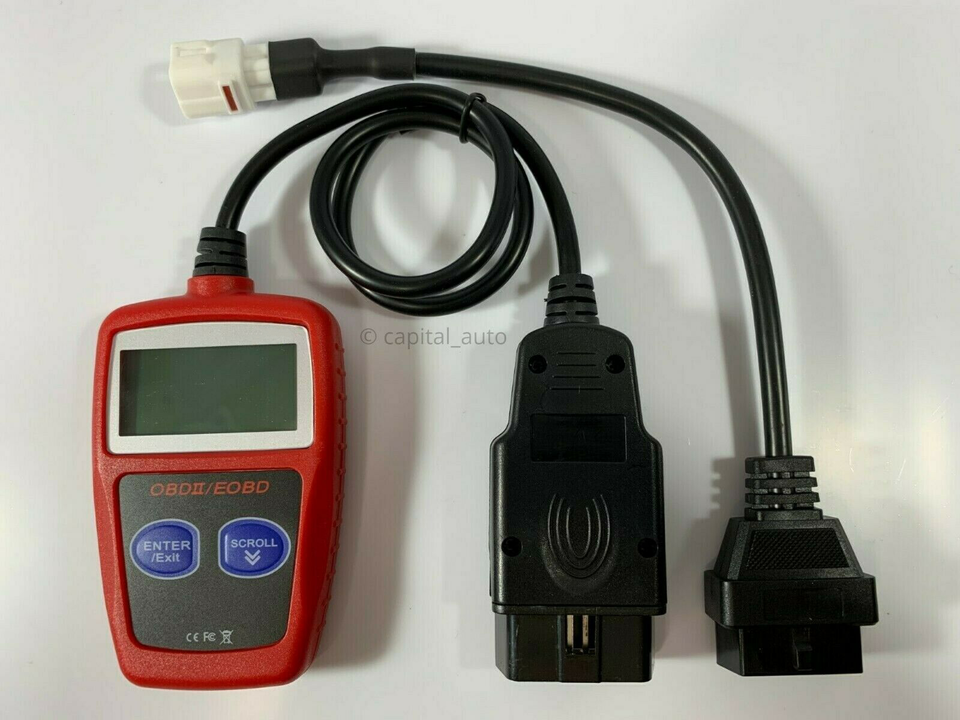 OBD2 Diagnostic Code Reader Adapter Scanner for Yamaha Motorcycle ATV ...