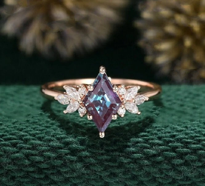 Real Alexandrite Rings