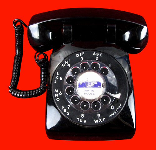 Ronald W. Reagan White House Presidential Rotary Dial Telephone With WH ...