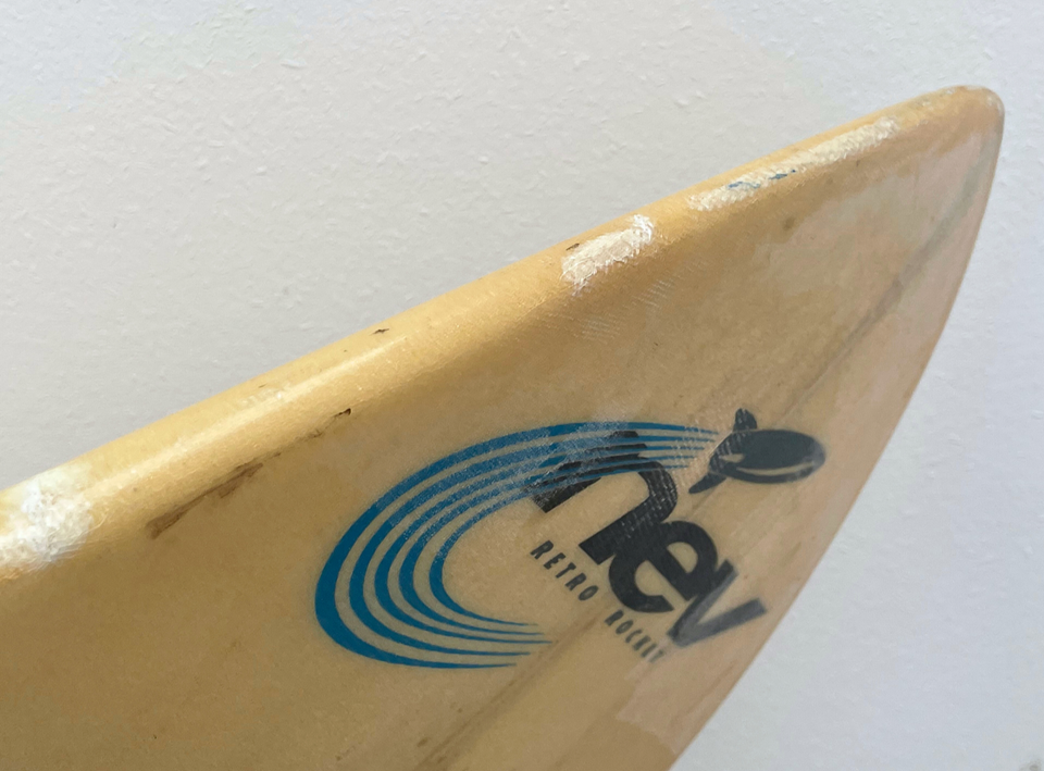 Vintage 90s NEV Future Shapes Surfboard - Handshaped - 6'4" - FCS | eBay