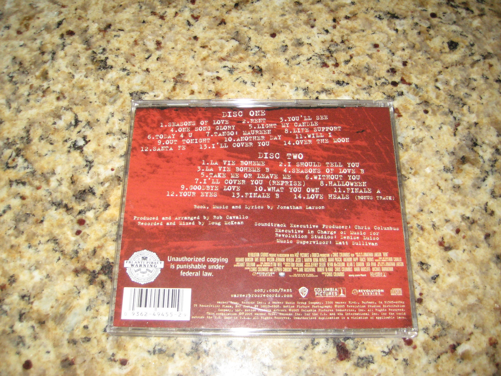 Rent (2005 Movie Soundtrack). Very Good & Free Shipping! 93624945529| eBay