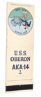 USS Oberon AKA 14 Ship 20 Strike Matchbook Cover | eBay