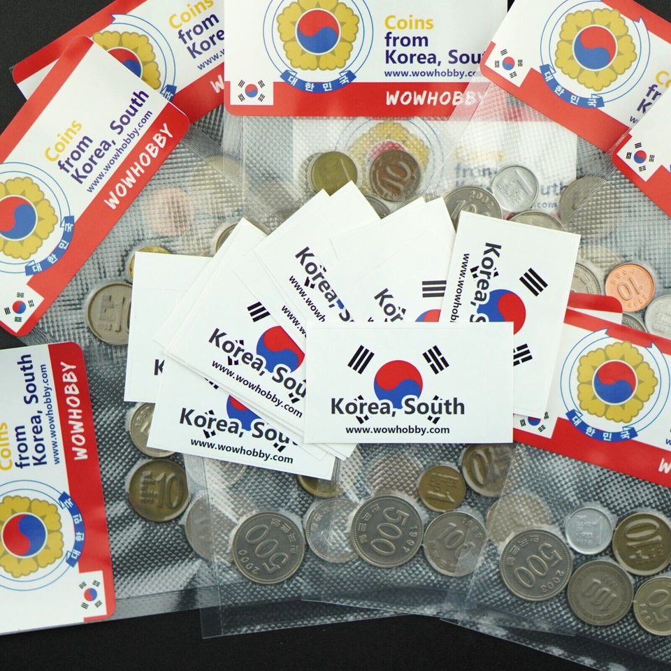 South Korean Coins 🇰🇷 5 Unique Random Coins from South Korea 🇰🇷 | eBay