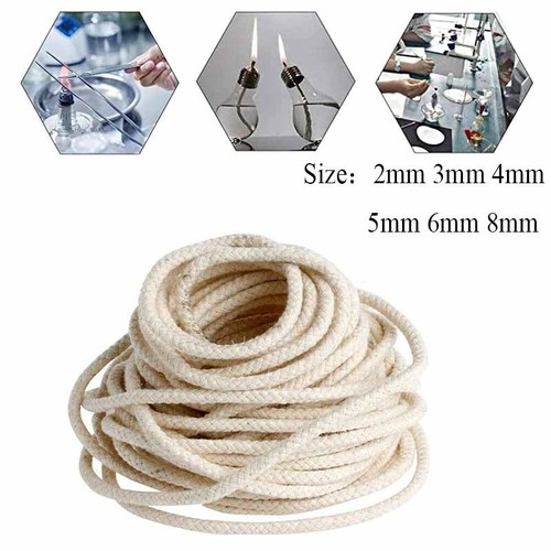 3Meters Long DIY Burner Alcohol Wick Rope Cotton Wick Round Cotton ...