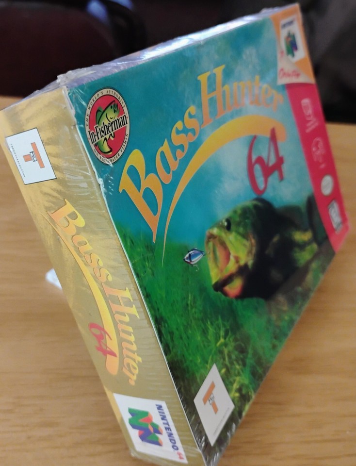 In-Fisherman Bass Hunter 64 Nintendo 64 N64 New Factory Sealed | eBay