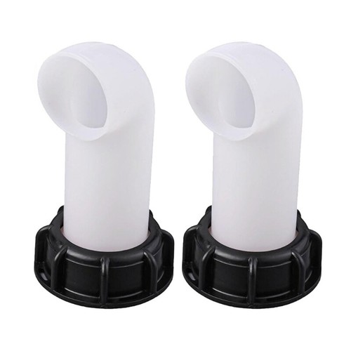 2Pcs IBC Extension Drain Spouts Hose IBC Tank Adapters Caps Valves ...