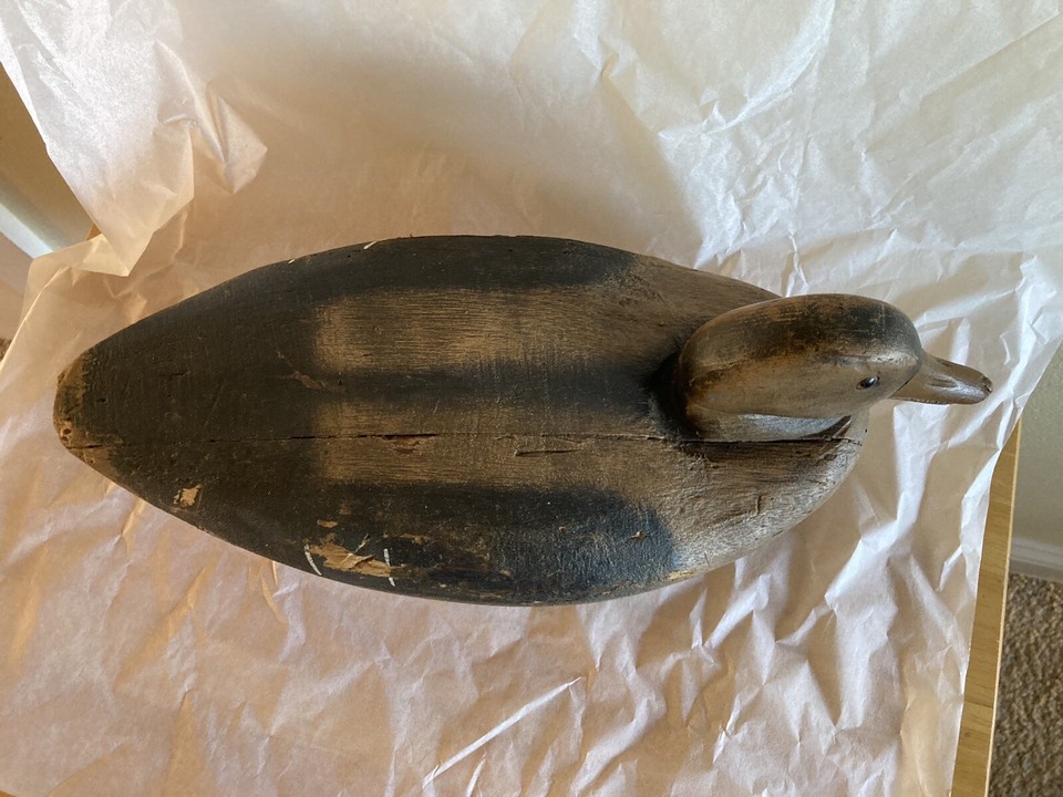 Antique Wooden Duck Decoy Lighter Wood Unsigned But Nice Piece | eBay